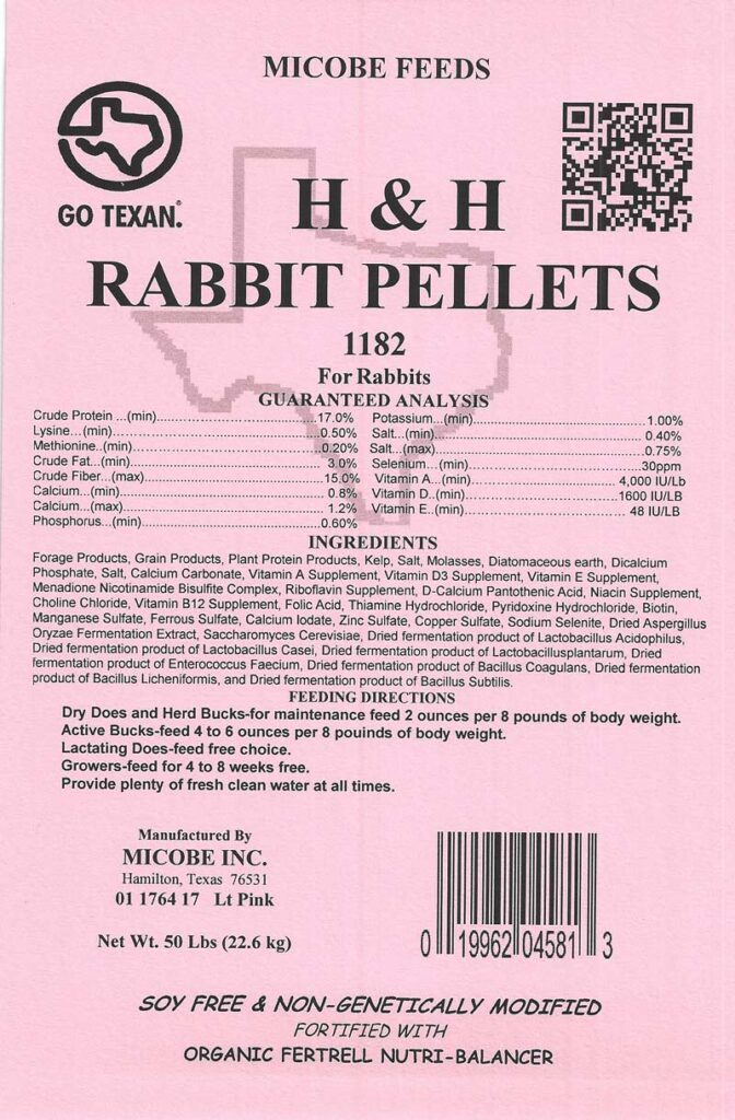 Rabbit Pellets - Mother Luck Ranch